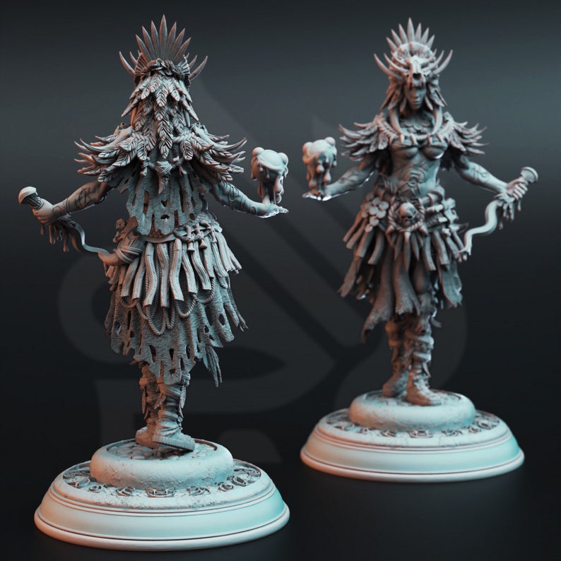 Female Goliath Shaman Miniature- Driga- A Colossal Threat- DM Stash- D ...