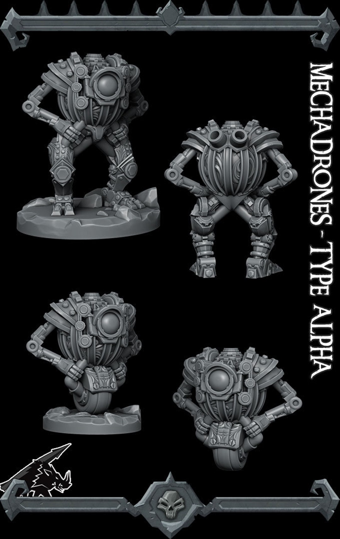 Mecadrone Miniature - Rocket Pig Games - D&D 5e - Dungeons and Dragons ...