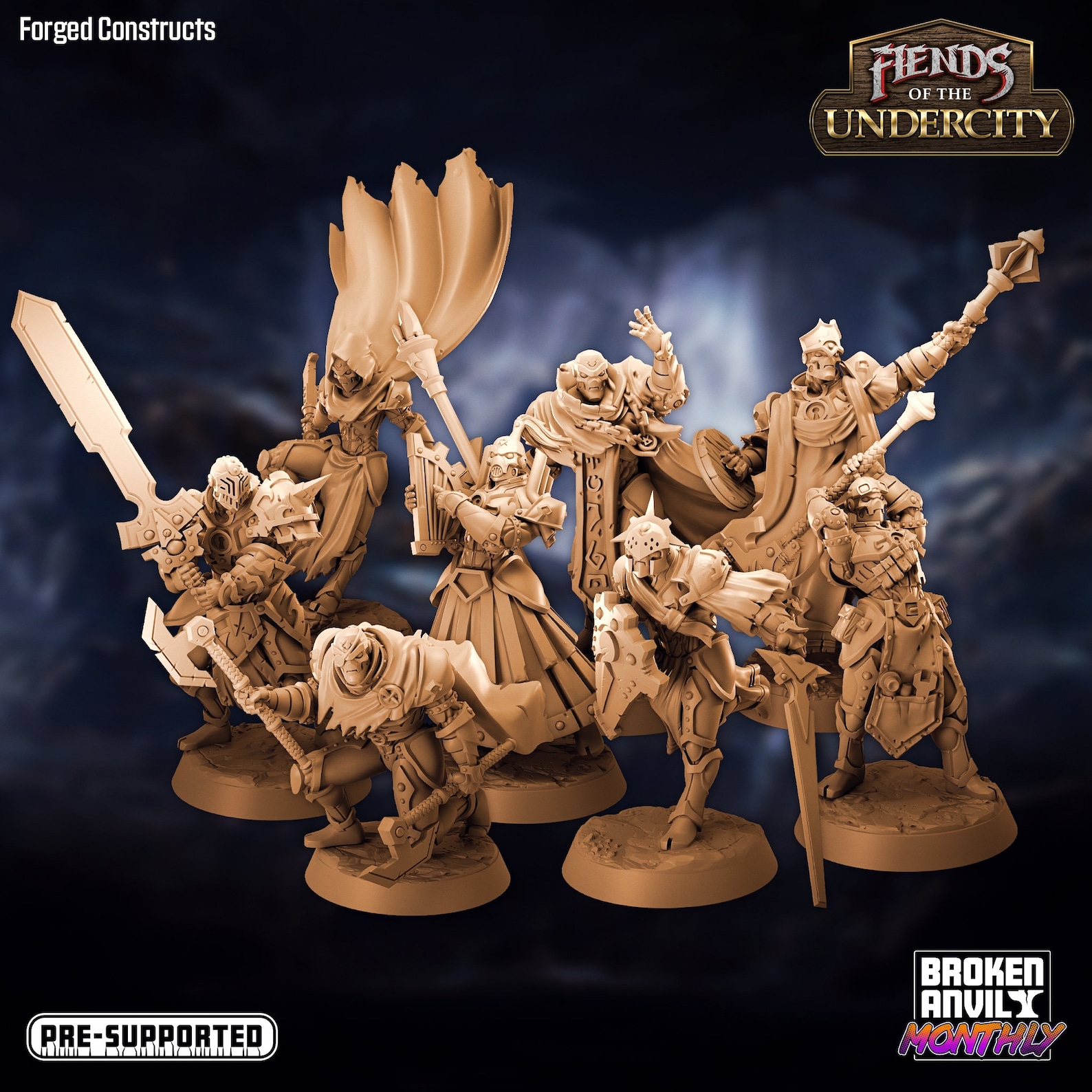 Warforged Miniature -D&D 5e - Dungeons and Dragons - Pathfinder ...