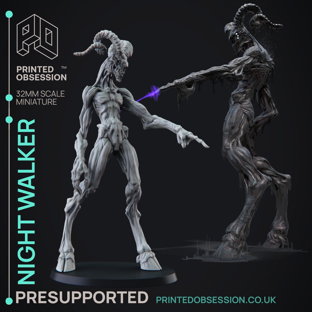 Nightwalker Huge Undead Miniature - Printed Obsession - D&D 5e - Dungeons and Dragons - Tabletop ...