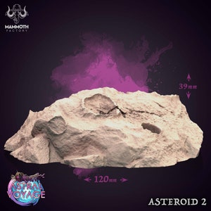 Asteroid Terrain Miniature - Scenery - Astral Voyage - Mammoth Factory ...