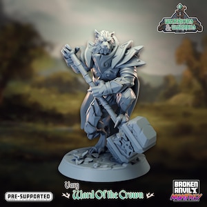 Varg Minaiture - Warriors and Warrens - Broken Anvil - D&D 5e ...