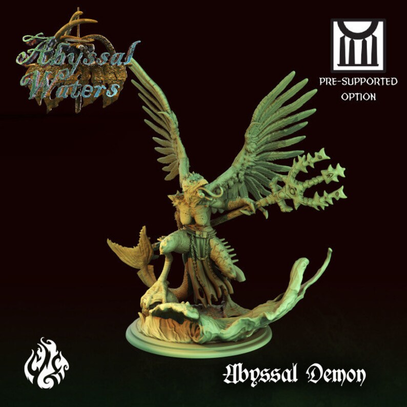 Abyssal Demon Miniature Cripple God Foundry Abyssal Waters - Etsy