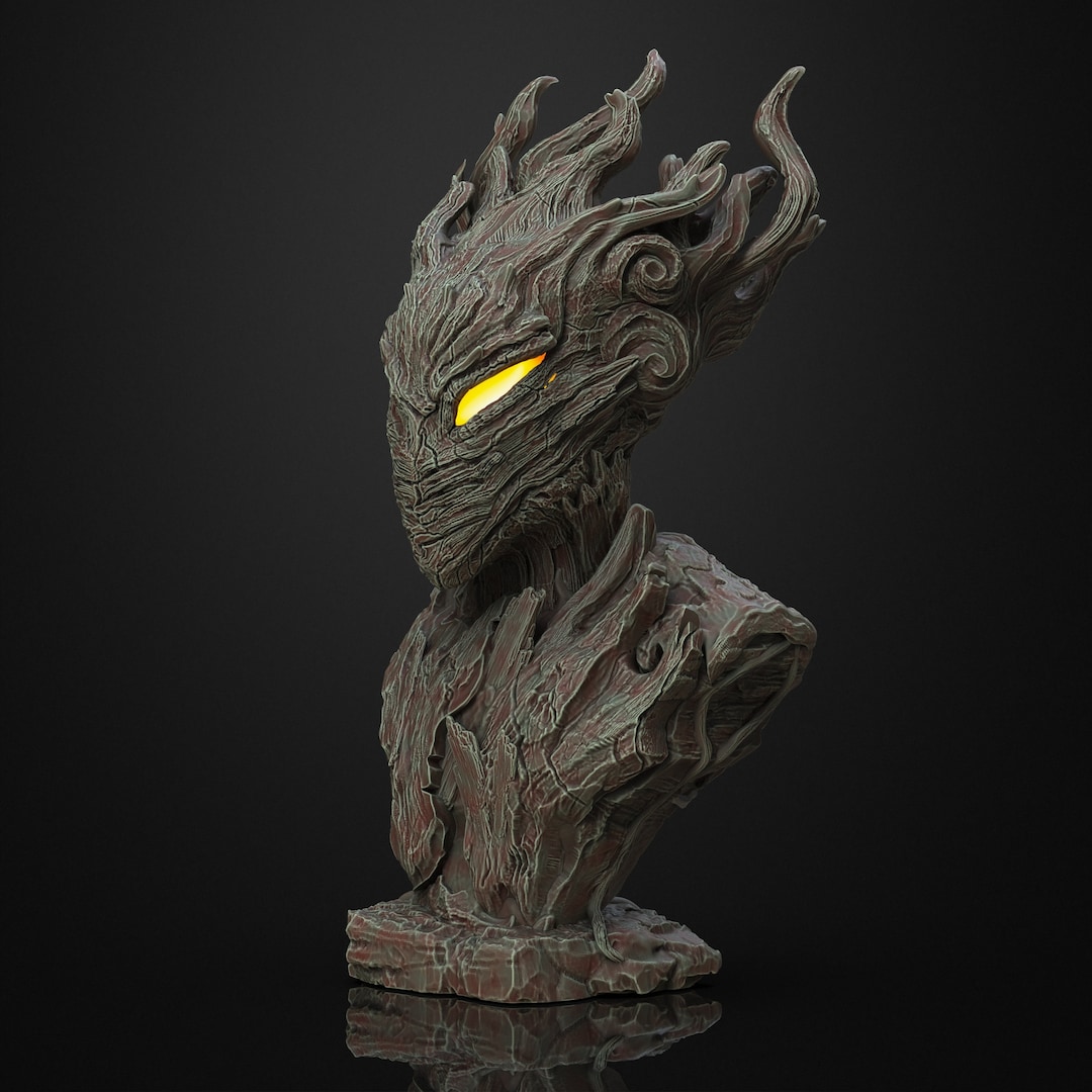 Dark Dryad Bust / Statue - Fotis Mint -D&D 5e - Dungeons and Dragons ...