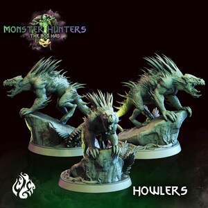 Swamp Howlers Miniature - Three Pack - Monster Hunters - Crippled God ...