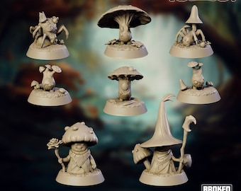 Briallyn Gold Leaf Satyr Miniature Wild Hunt Mammoth Factory D&D 5e ...