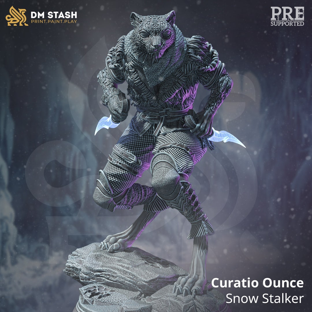 Catfolk Rogue Miniature - Curatio - Thawing Dead - DM Stash - D&D 5e ...