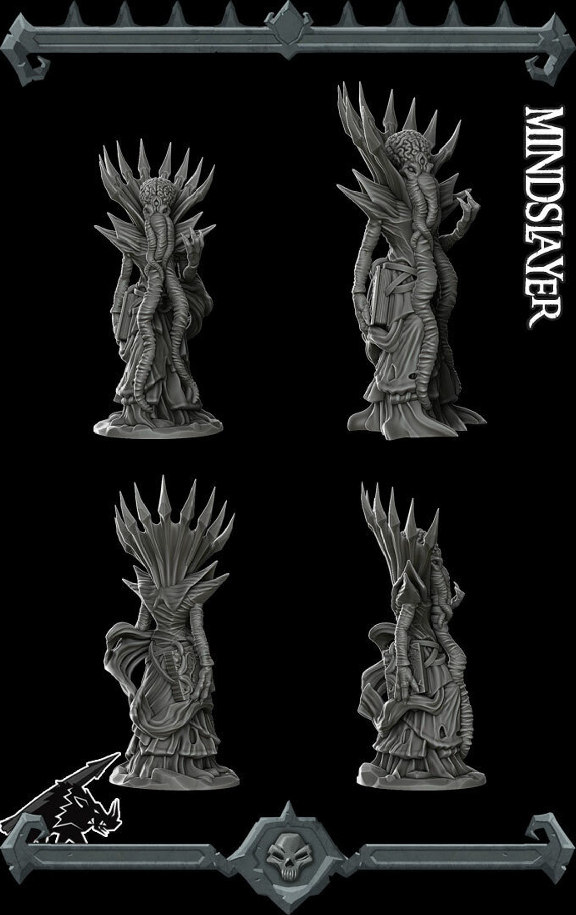 Mind Flayer / Slayer Miniature - Rocket Pig Games - D&D 5e - Dungeons ...