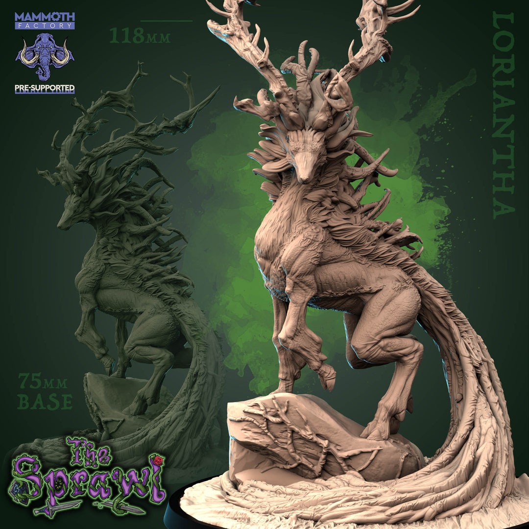 Loriantha - Huge Beast Miniature - the Sprawl - Mammoth Factory - D&D ...