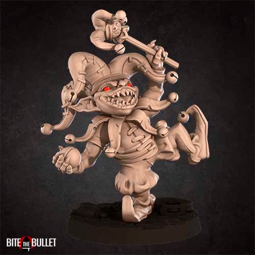 Goblin Jester Miniature- Tabaxis- Bite the Bullet - D&D 5e - Dungeons ...