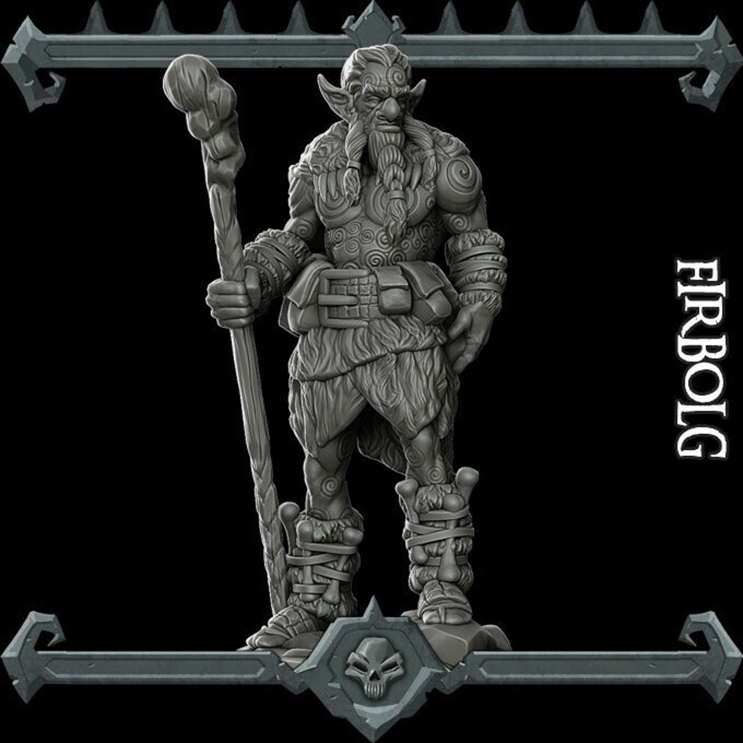 Firbolg Miniature - Rocket Pig Games - D&D 5e - Dungeons and Dragons ...