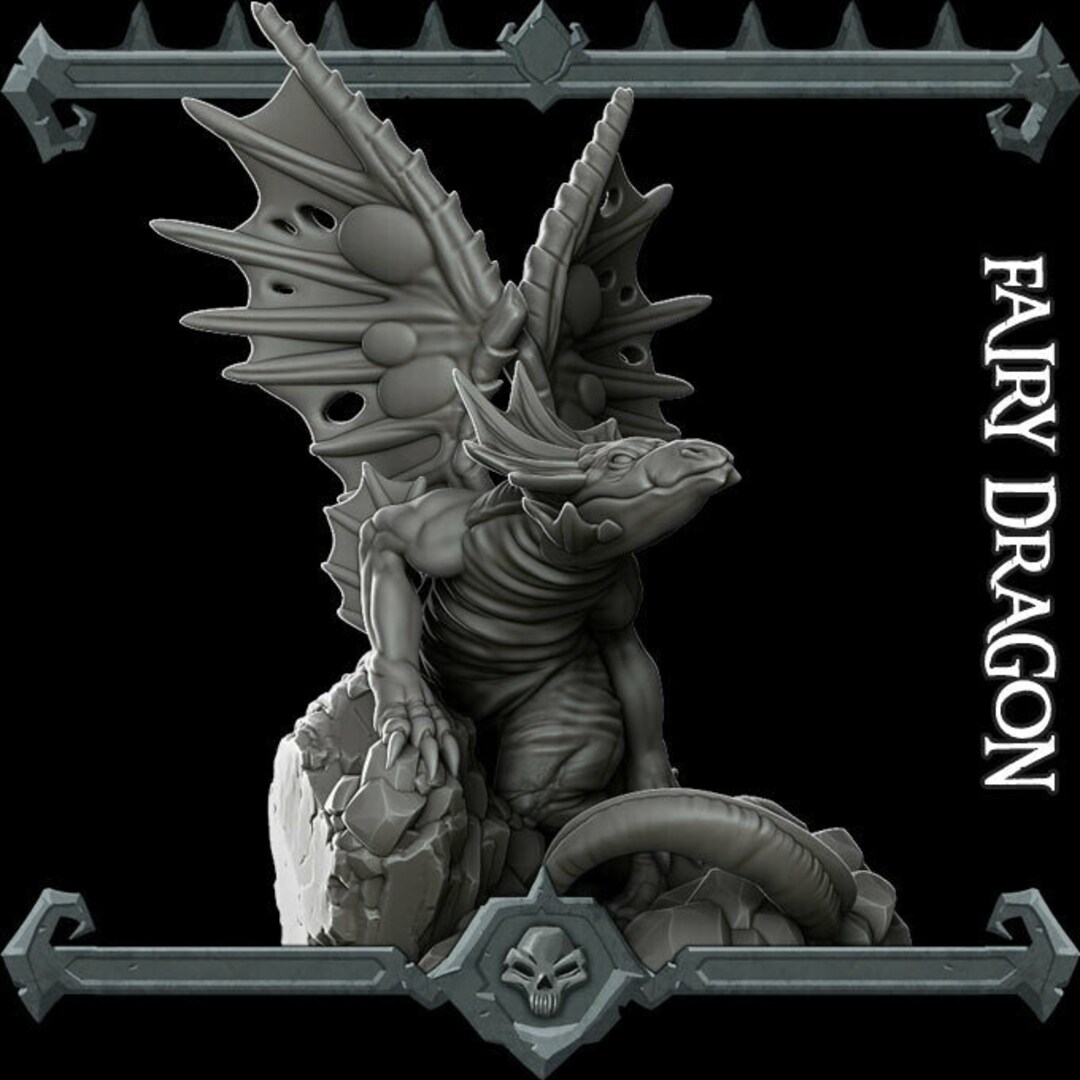 Faerie / Fey / Fae / Fairy Dragon Miniature Rocket Pig Games D&D 5e ...