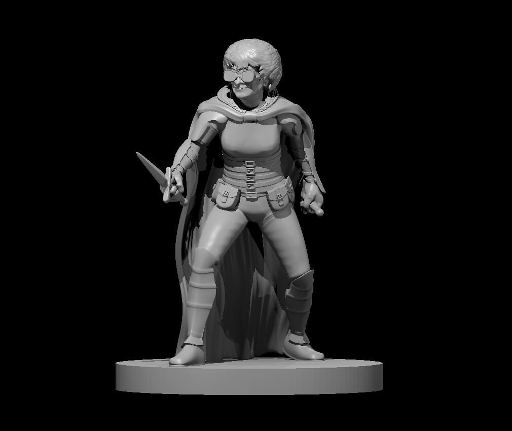 Elderly Human Rogue Miniature Female MZ4250 D&D 5e - Etsy