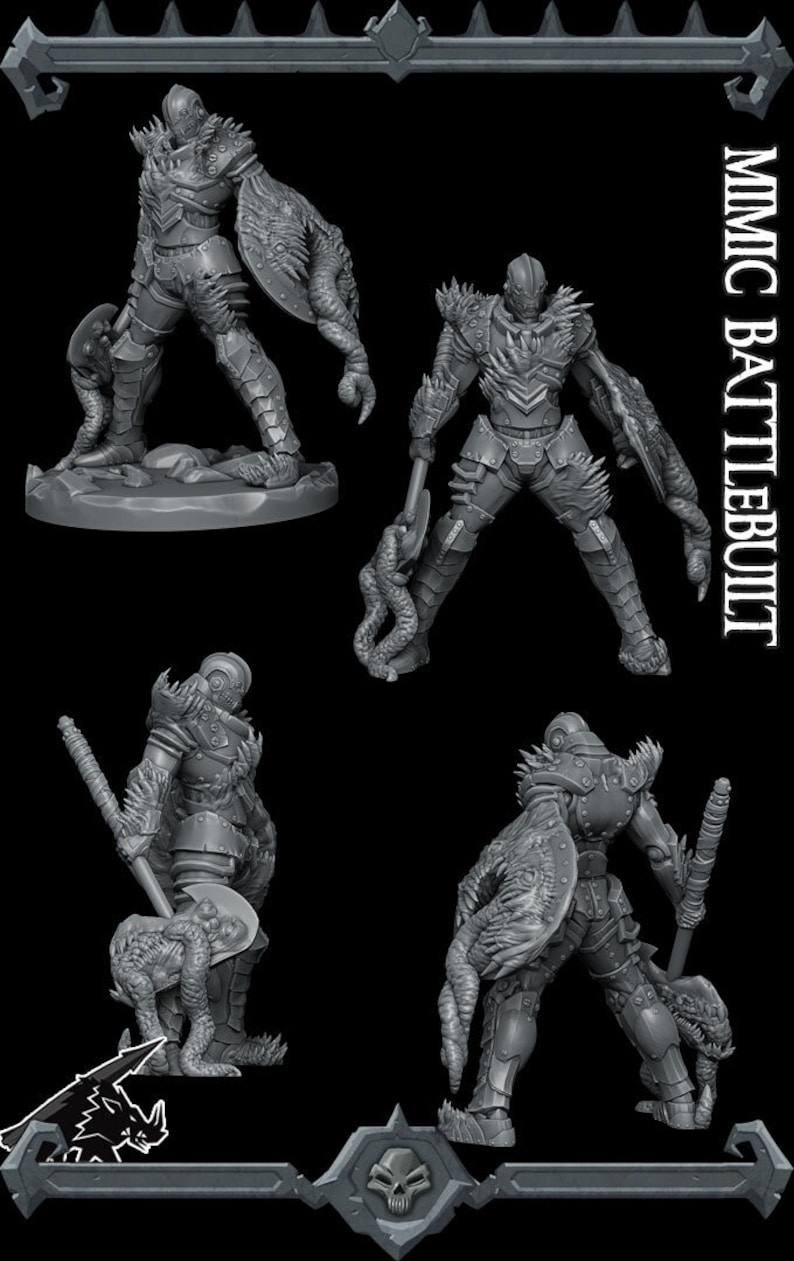 Mimic Battlebuilt / Suit of Armorminiature - Rocket Pig Games - D&D 5e ...