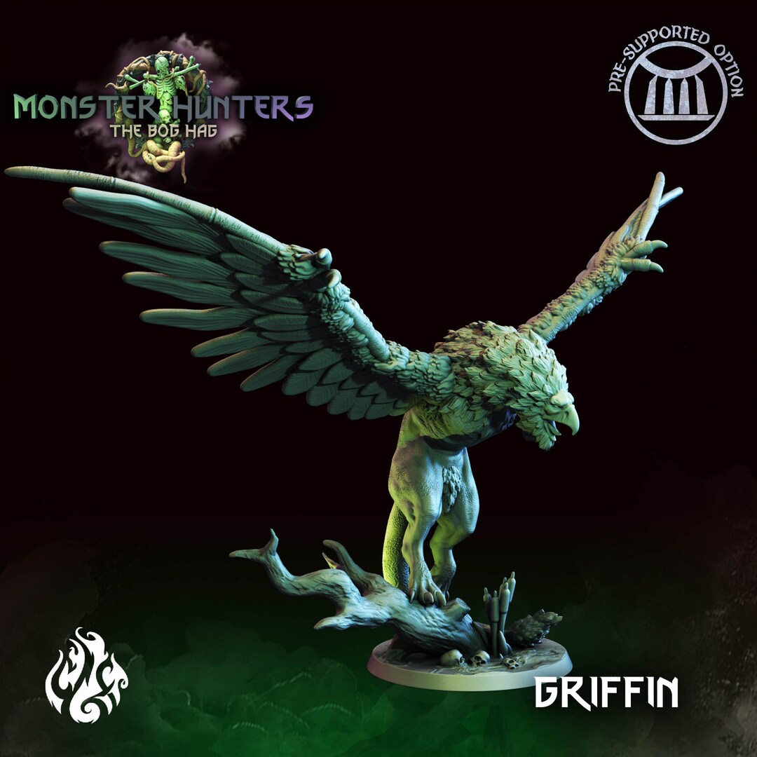 Griffon / Griffon Miniature Monster Hunters Crippled God Foundry D&D 5e ...