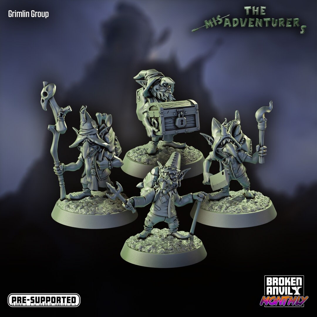 Gremlin / Grimlin Miniature - the Mis-adventurers Broken Anvil - D&D 5e ...
