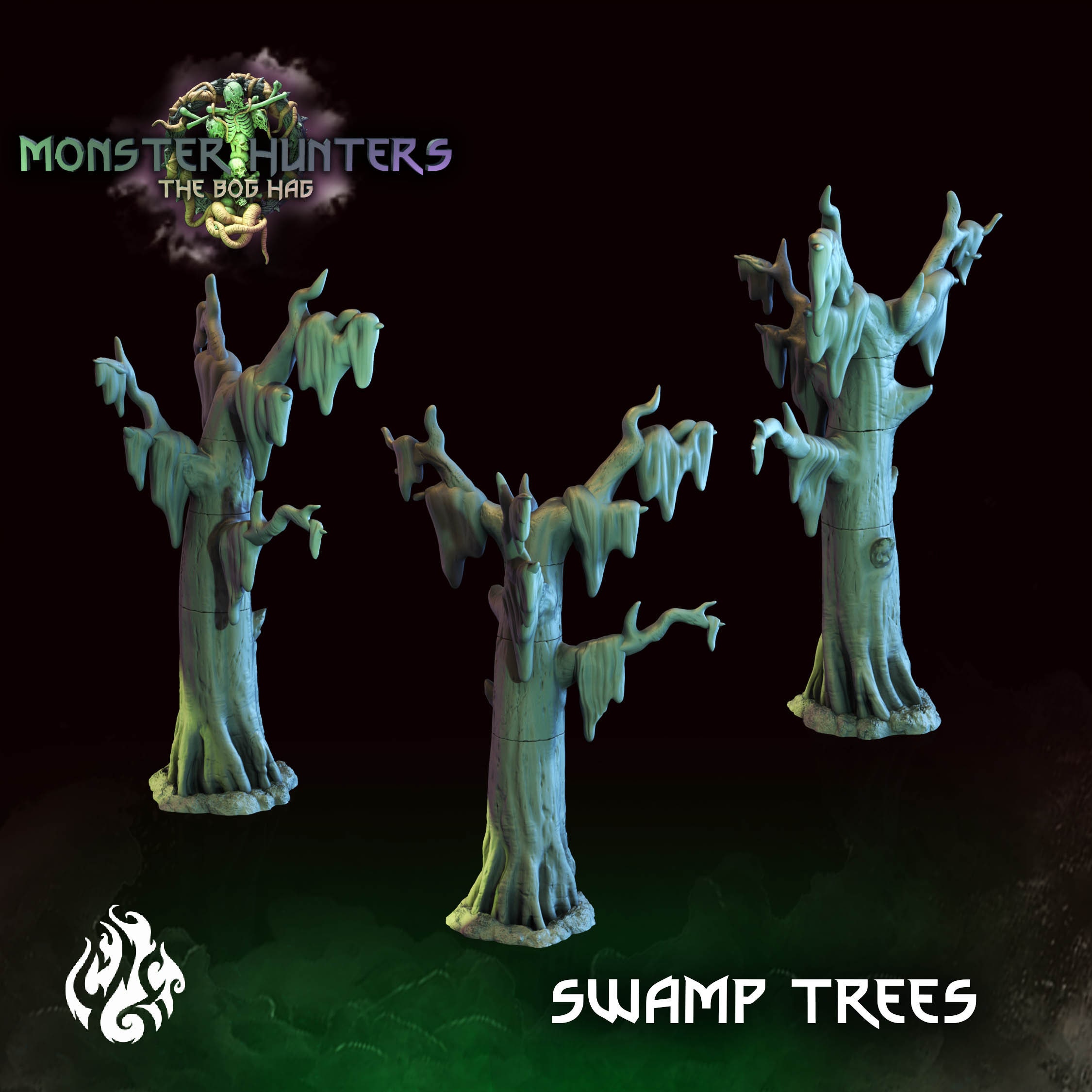 Swamp Tree Miniature Terrain Monster Hunters Crippled God - Etsy