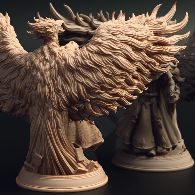 Fire Genasi Pyromancer Miniature- Scorcher- Lost and Found- DM Stash- D ...
