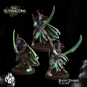 Blight Elf Miniature - the Rotting One - Crippled God Foundry - D&D 5e ...