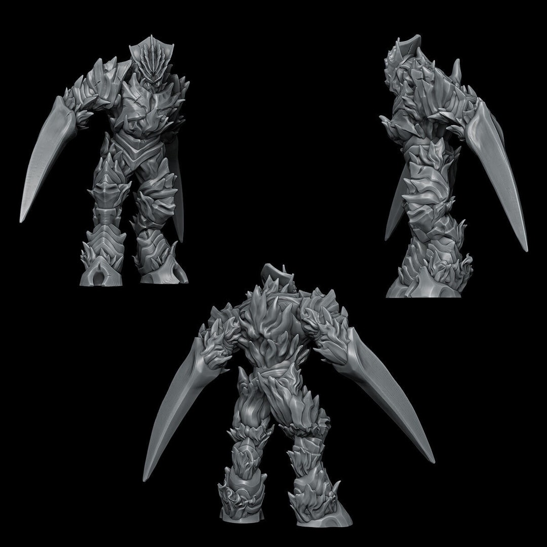 Hellfire Golem Miniature - Rocket Pig Games - D&D 5e - Dungeons and ...