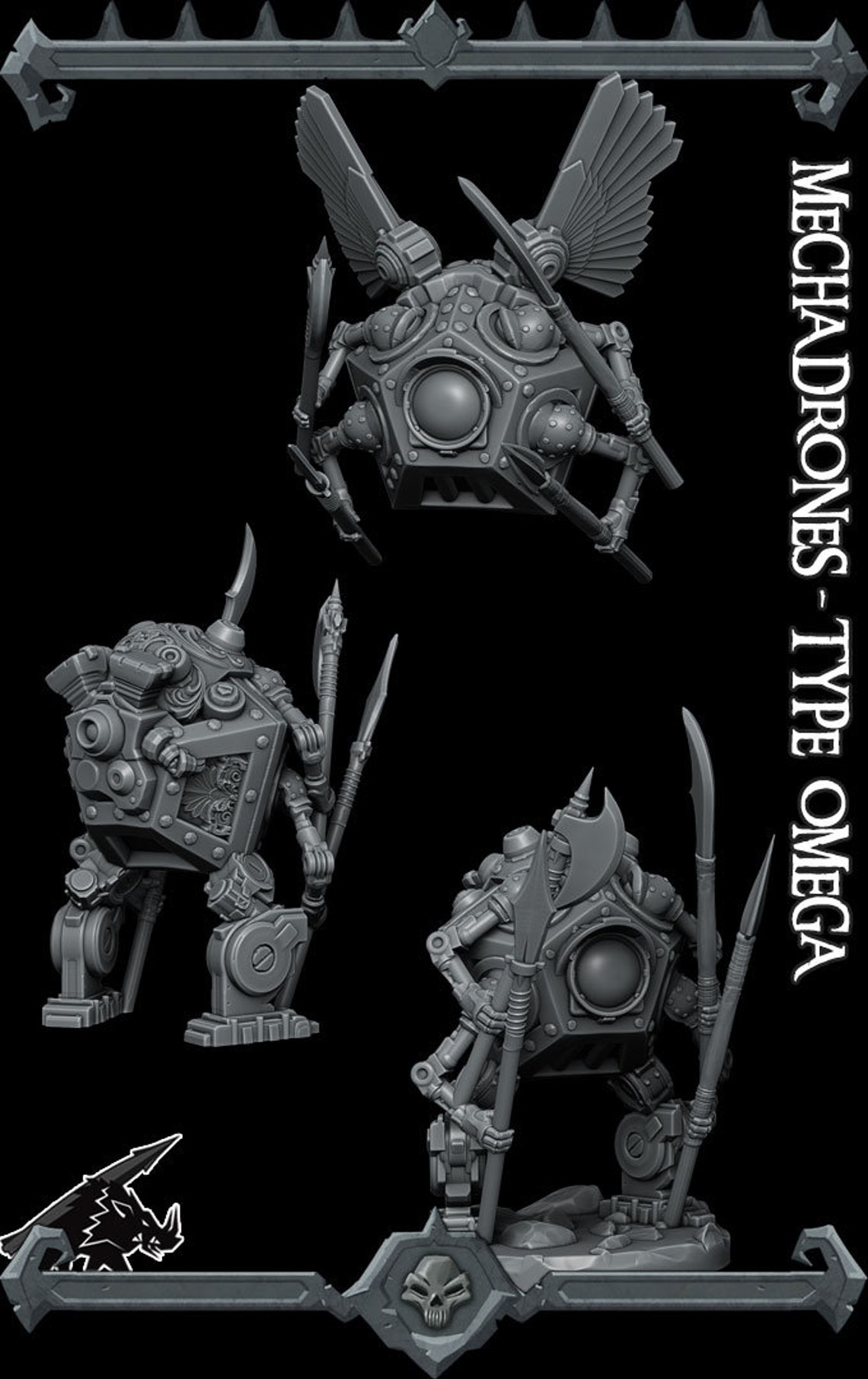 Mecadrone Miniature Rocket Pig Games D&D 5e Dungeons and - Etsy