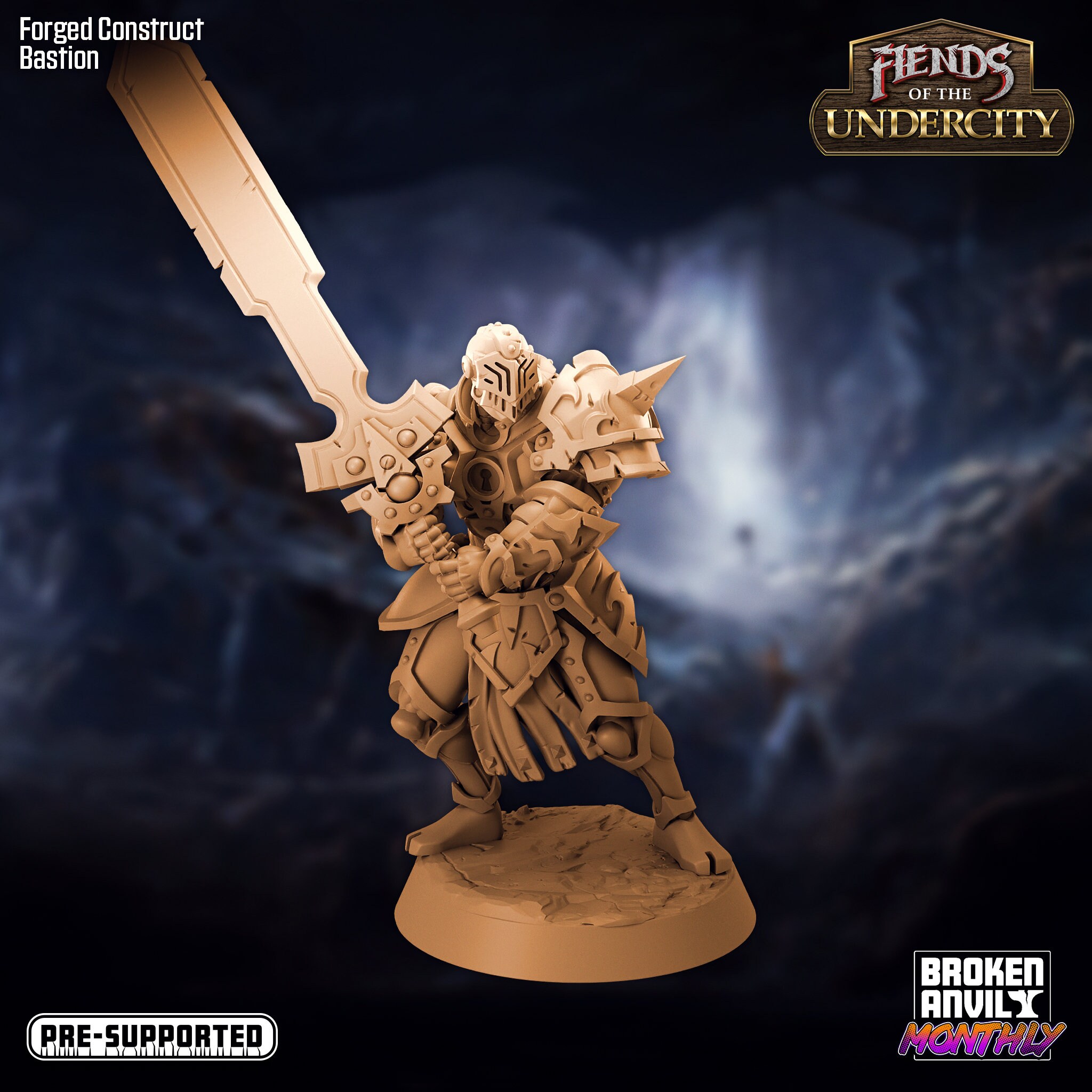 Warforged Miniature -D&D 5e - Dungeons and Dragons - Pathfinder ...