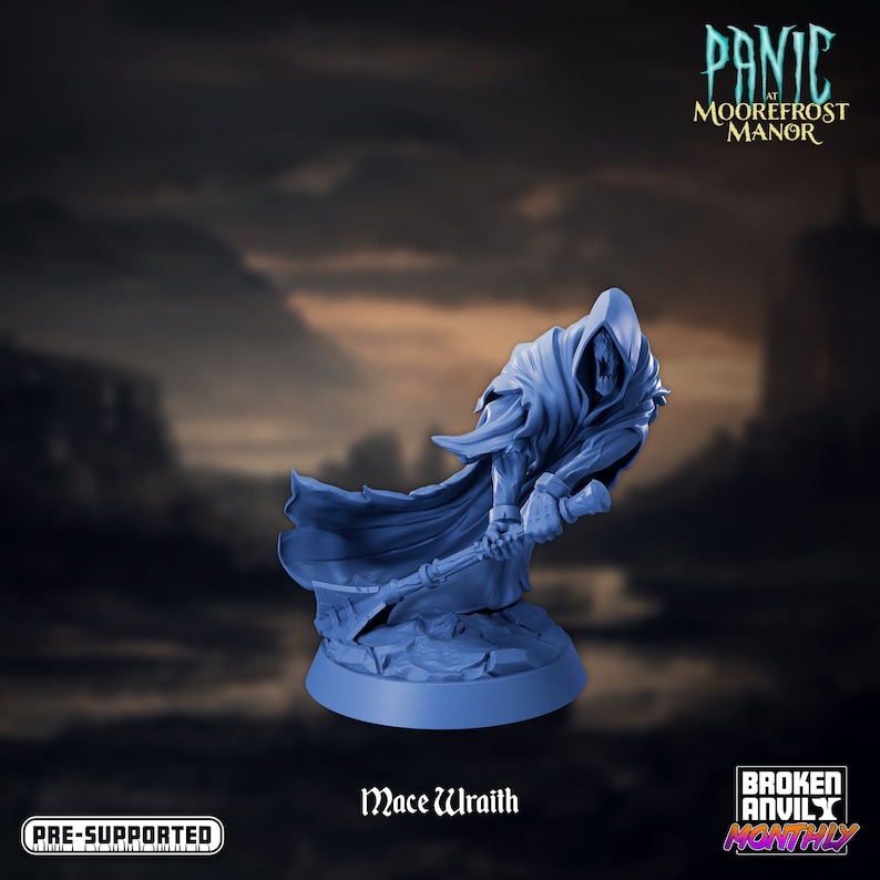 Wraith Miniature - D&D 5e - Dungeons and Dragons - Pathfinder - Fantasy ...