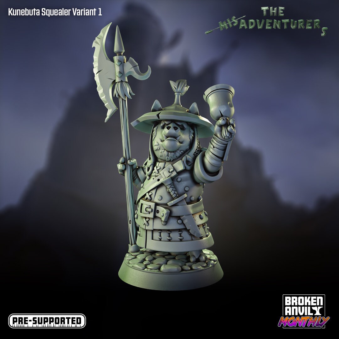 Kunebuta / Porcein / Pig Folk Miniature - D&D 5e - Dungeons and Dragons ...
