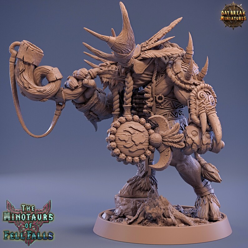 Talos Frakk Minotaur Large Monstrosity Miniature Minotaurs - Etsy
