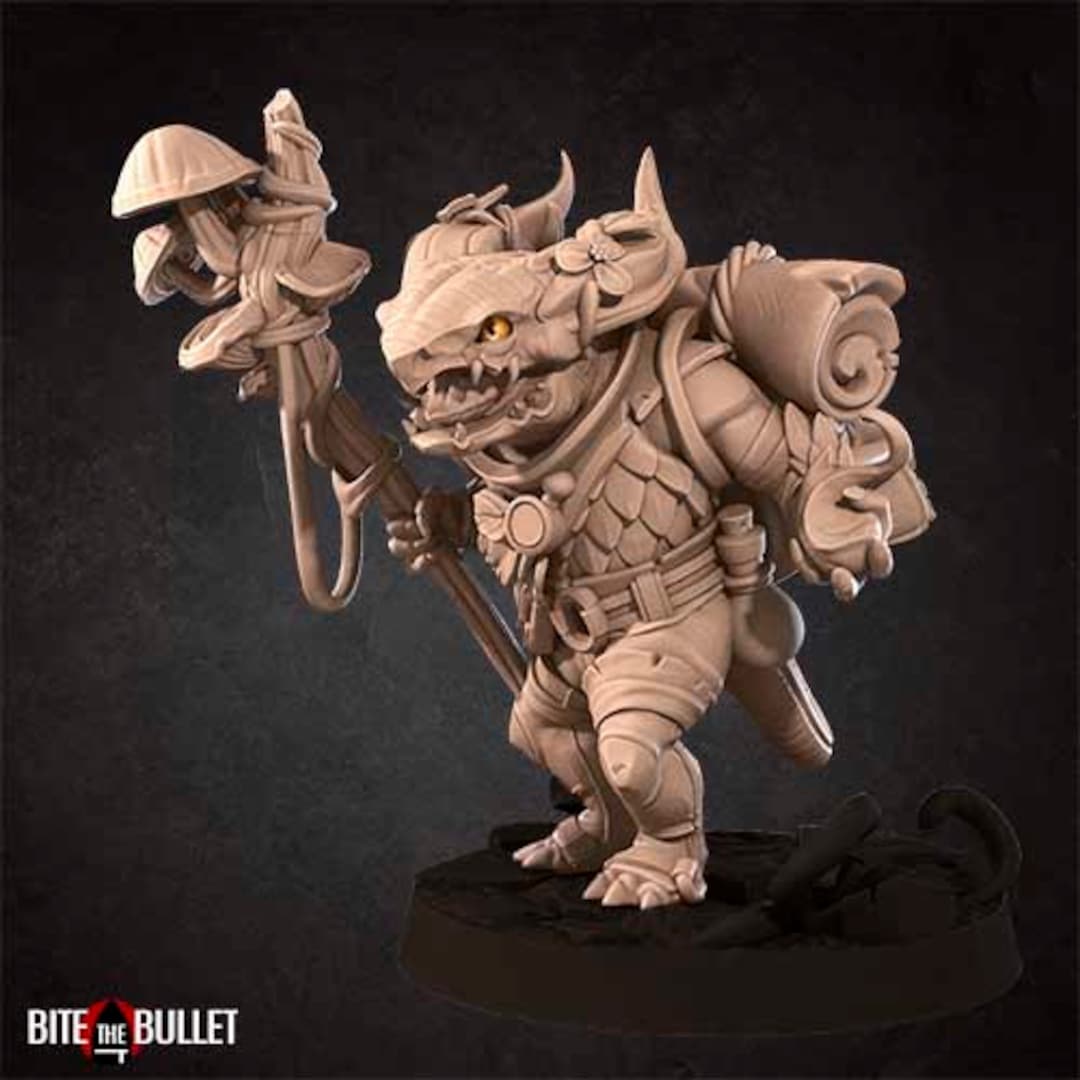 Kobold Druid Miniature- Kobolds- Bite the Bullet - D&D 5e - Dungeons ...