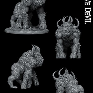Cave Devil Miniature - Large Fiend - Rocket Pig Games - D&D 5e ...