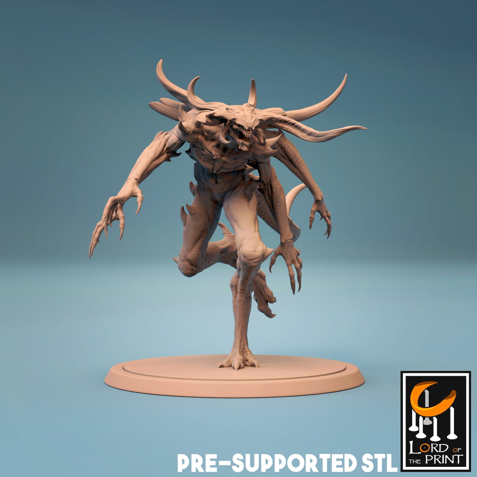 Tormentor Demon Miniature Four Horsemen Lord of the Print - Etsy