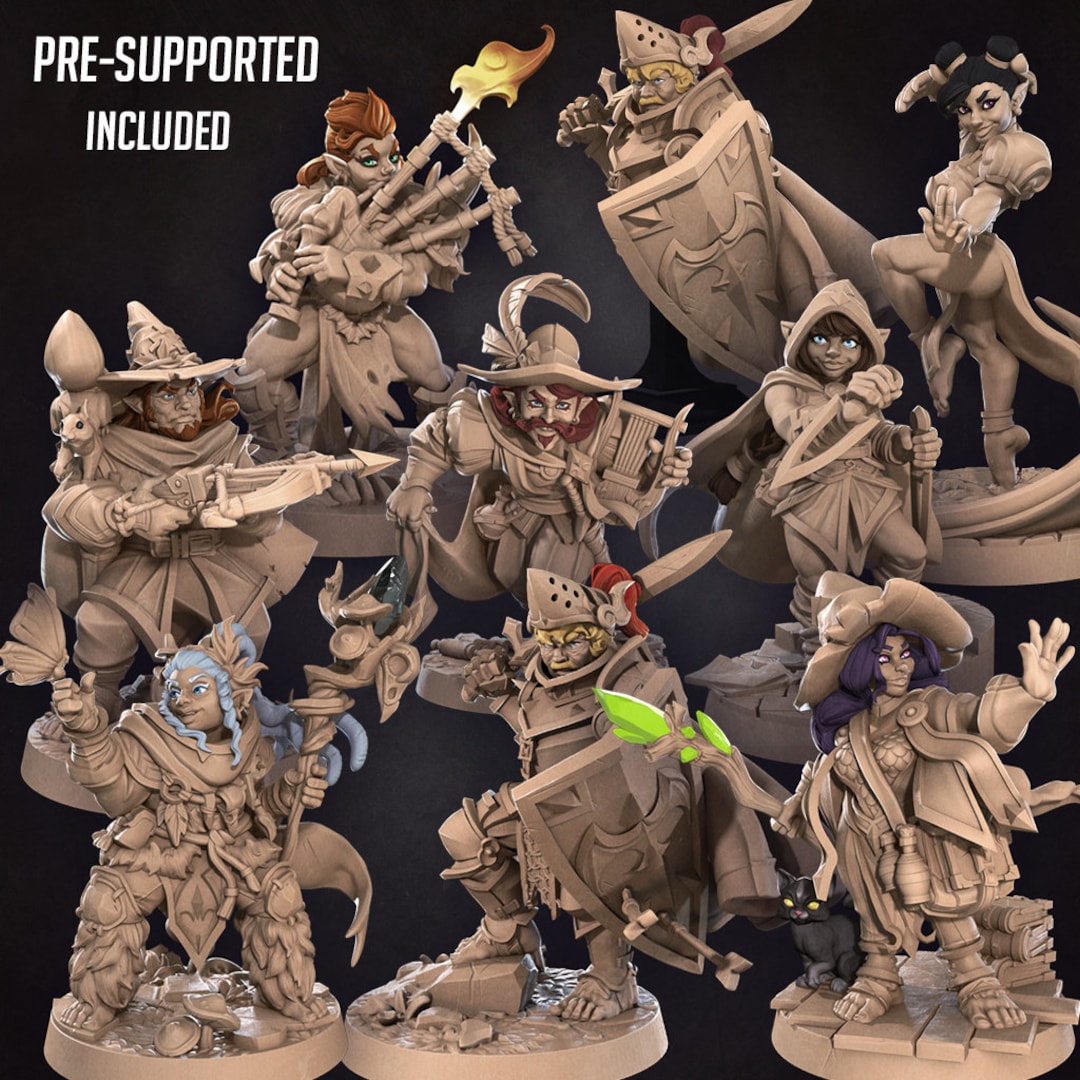 Halfling Miniature - Bite the Bullet - D&D 5e - Dungeons and Dragons ...