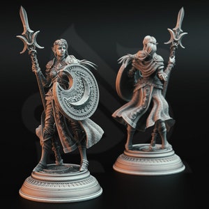 Ninera- Female Half-elf Cleric Miniature- Rise of the Dragon- DM Stash ...