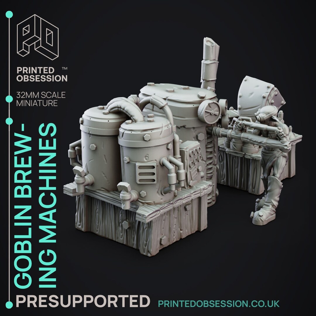 Potion Machines Terrain Miniature Goblin Potion Brewers Printed ...