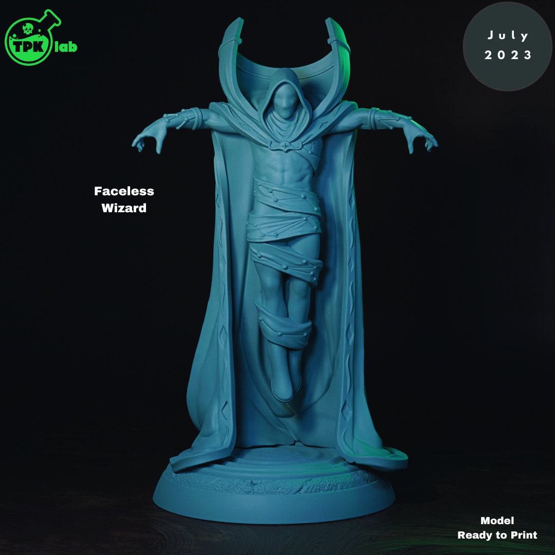 Faceless Wizard- TPK Labs- D&D 5e - Dungeons and Dragons - Tabletop ...