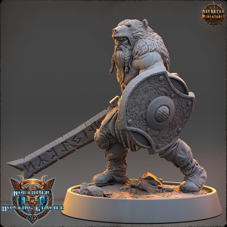 Magnar Runeblade- Viking Miniature- Northmen of the Howling Glacier ...