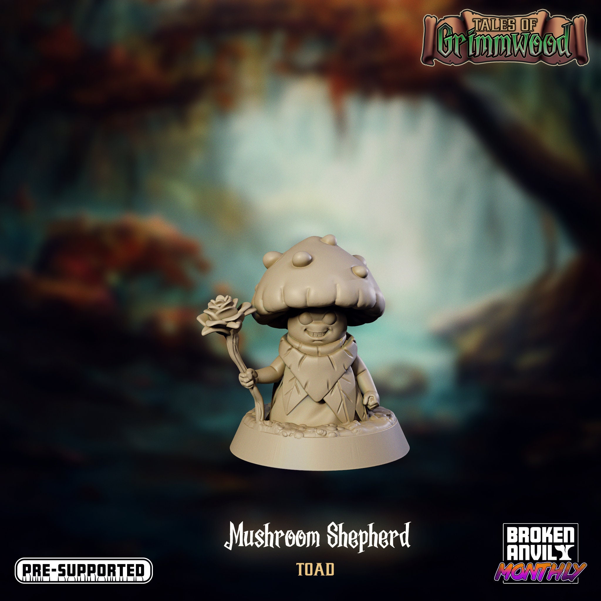 Mushlings Fae Miniature - D&D 5e - Dungeons and Dragons - Pathfinder ...