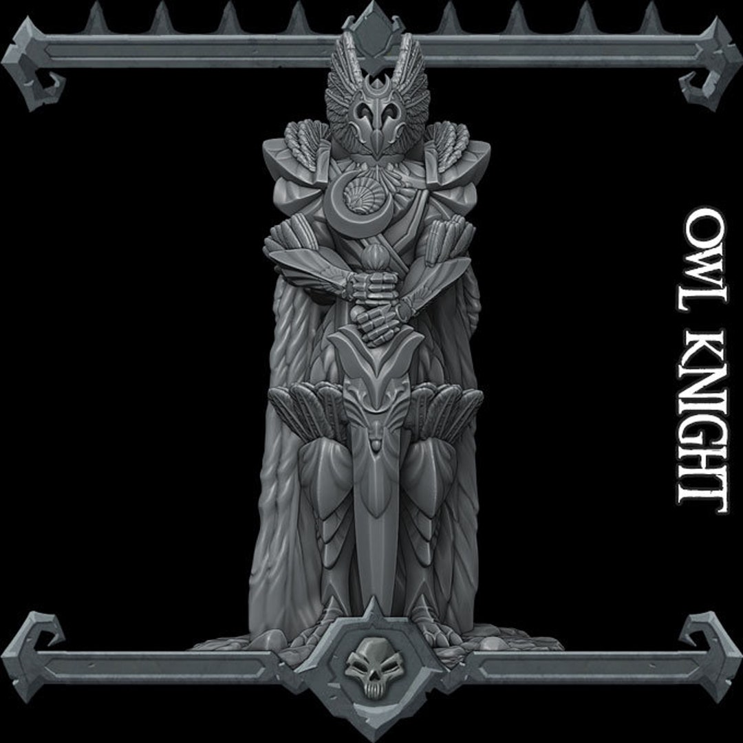 Owlin Knight Miniature - Rocket Pig Games - D&D 5e - Dungeons and ...