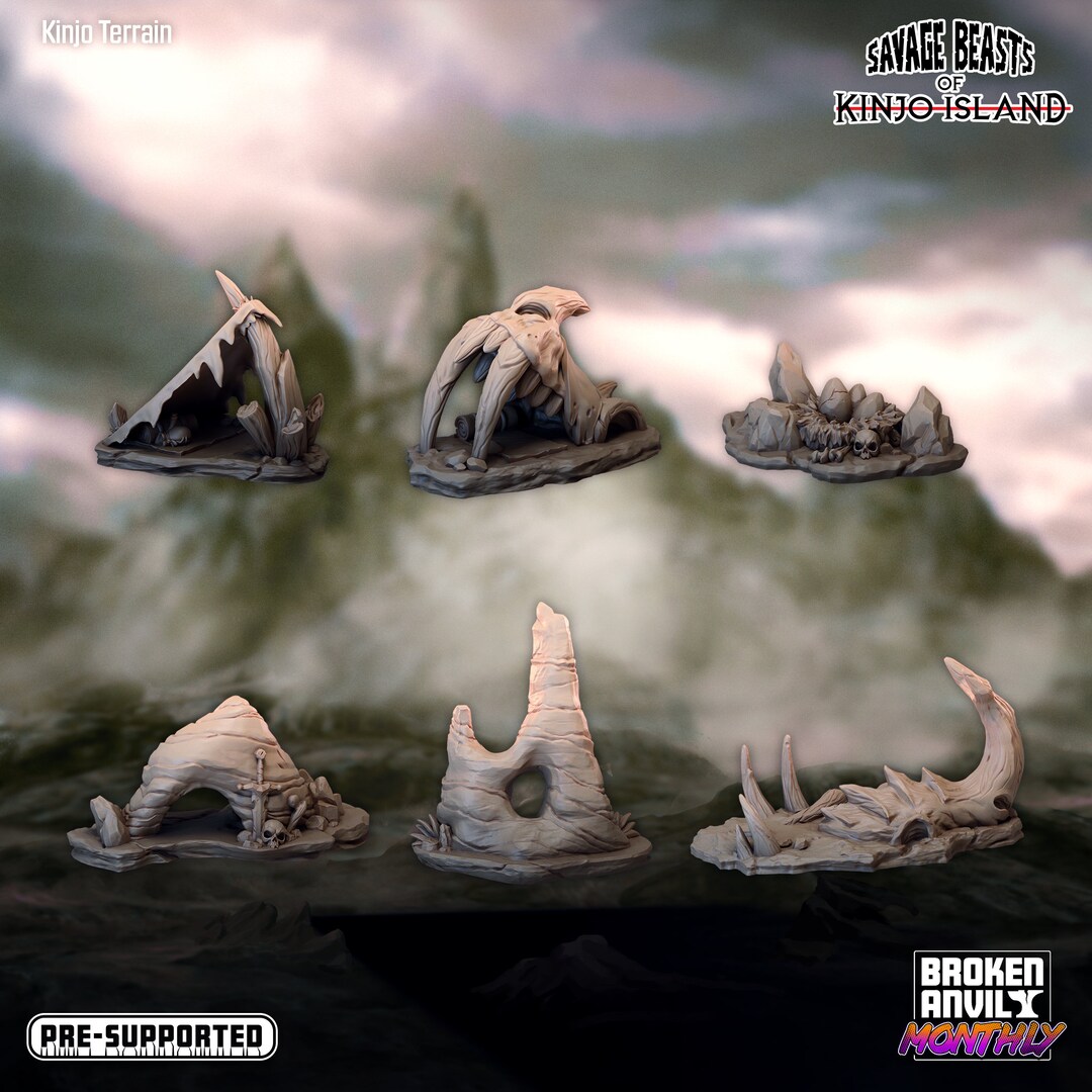 Savage Beast Terrain Miniature - D&D 5e - Dungeons and Dragons ...