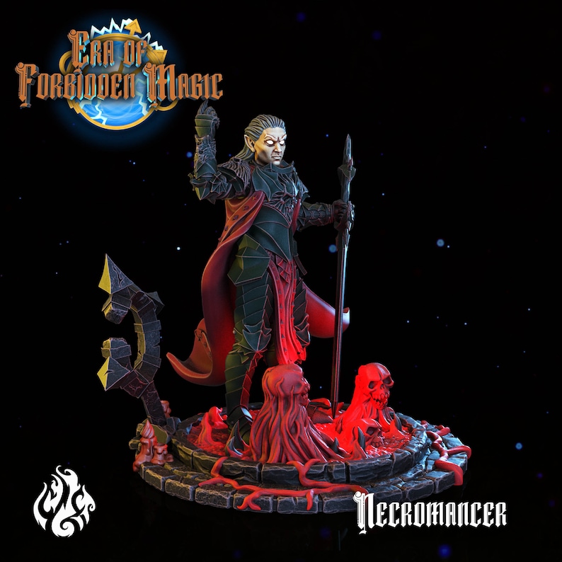 Necromancer Miniature Era of Forbidden Magic Crippled God | Etsy