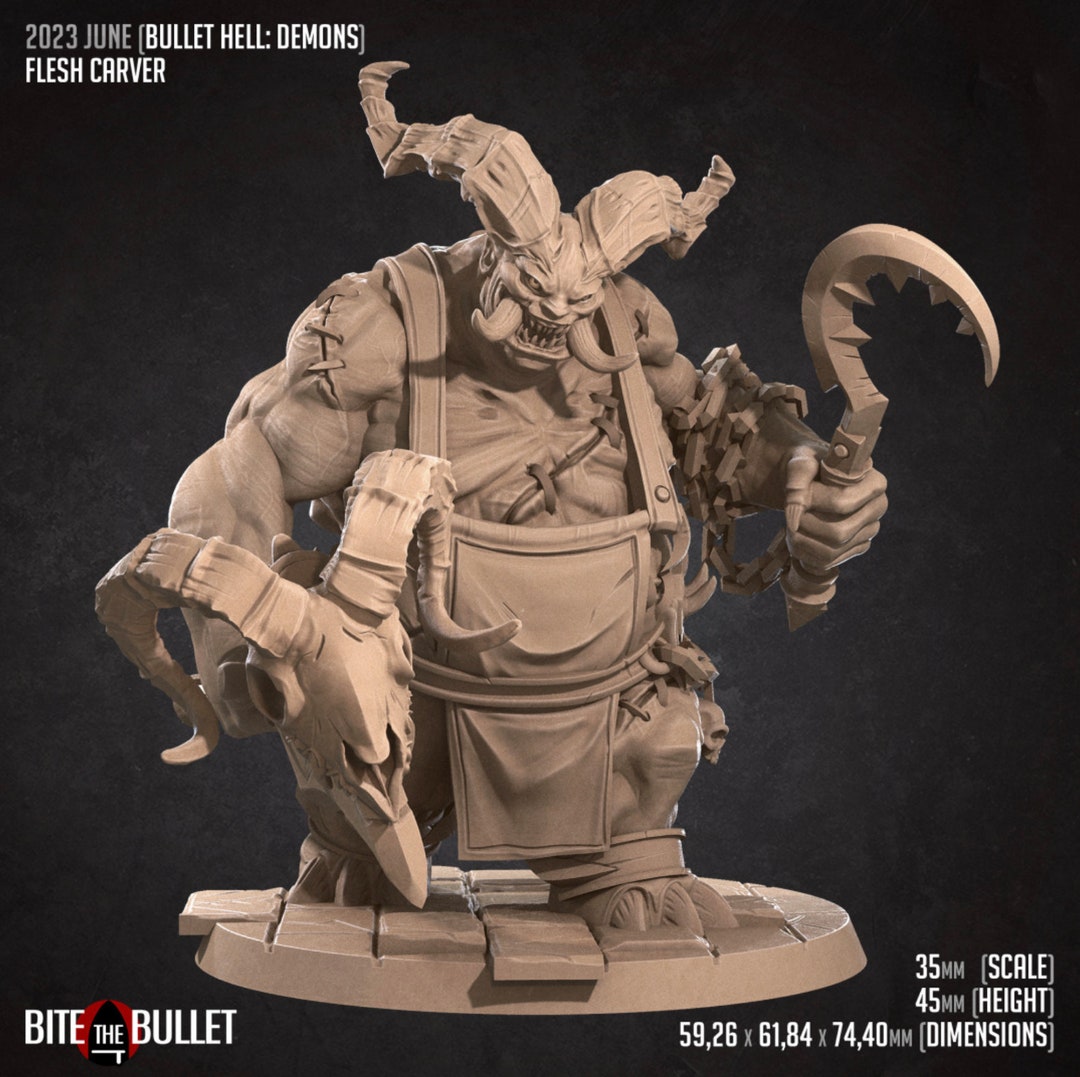 Flesh Carver- Bullet Hell: Demons- Bite the Bullet - D&D 5e - Dungeons ...