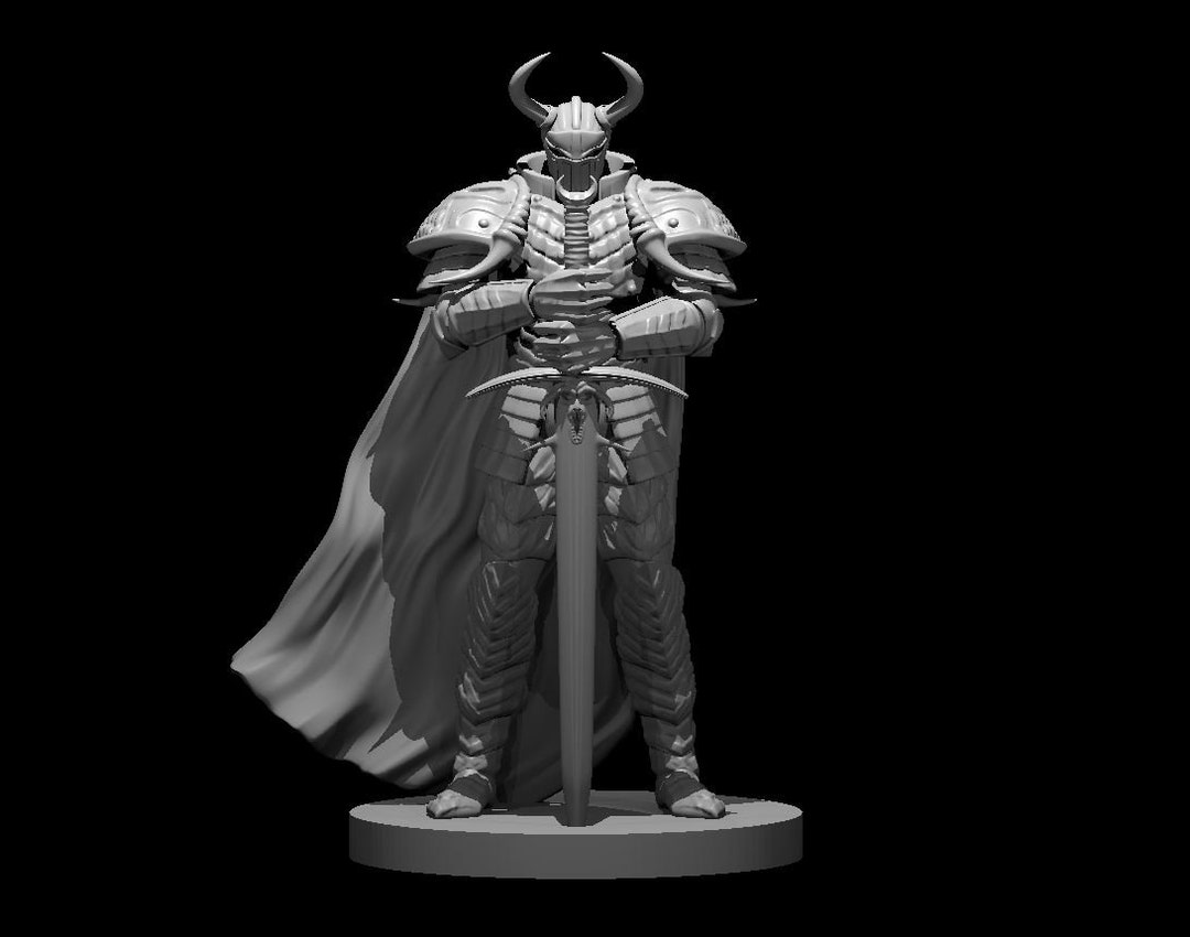 Fallen Paladin Miniature Male or Female MZ4250 D&D 5e Dungeons and ...
