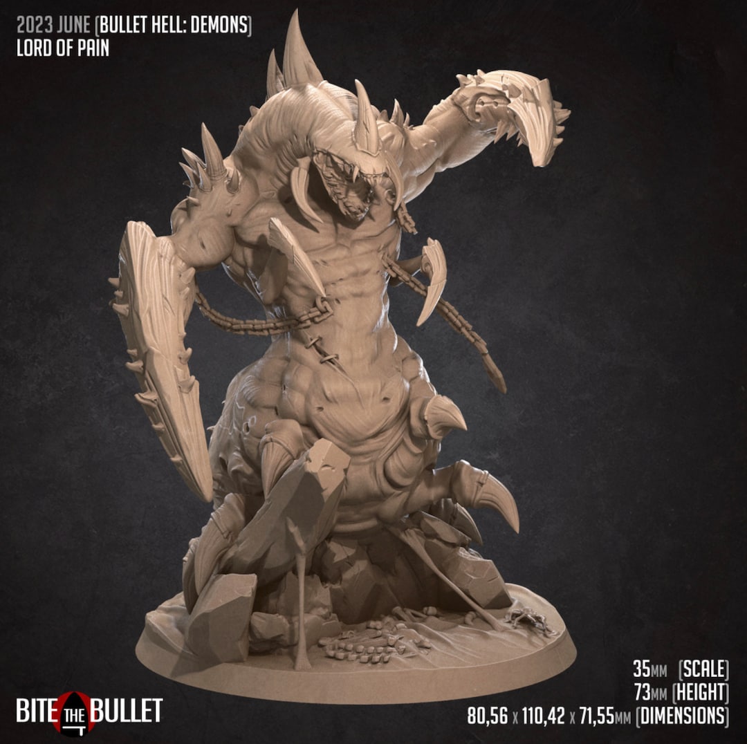 Lord of Pain- Bullet Hell: Demons- Bite the Bullet - D&D 5e - Dungeons ...