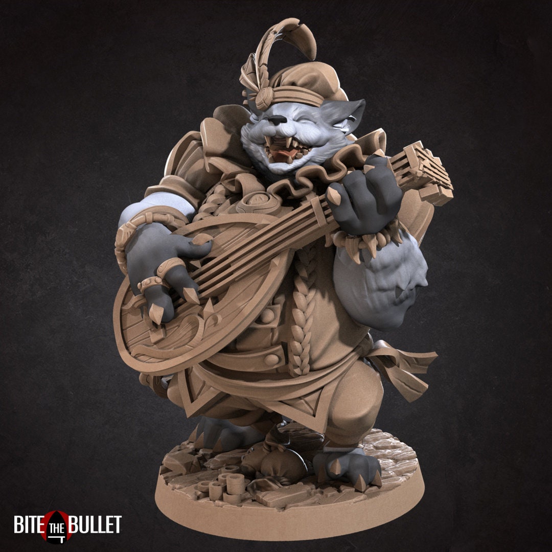 Fox Folk Bard Miniature - Bite the Bullet - D&D 5e - Dungeons and ...