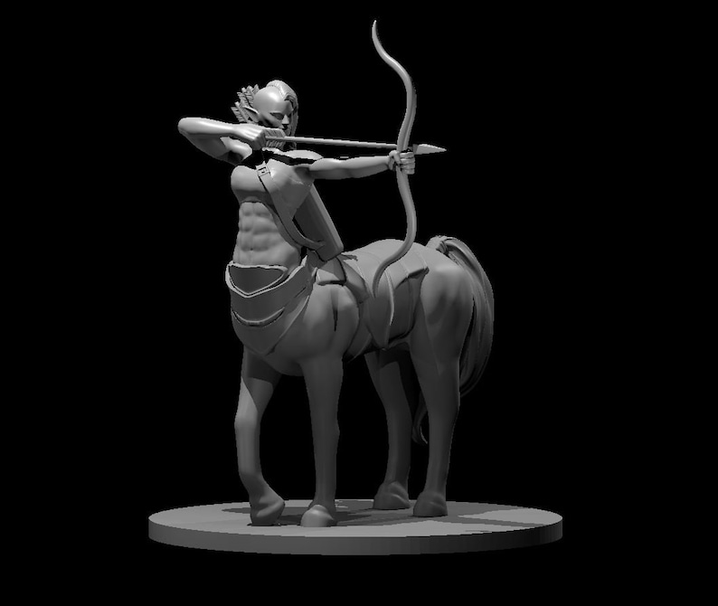 Centaur Female W/ Bow Miniature Large Monstrosity MZ4250 - Etsy