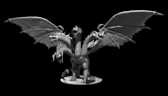 Tiamat Miniature Goddess and Dragon Forms MZ4250 D&D 5e | Etsy