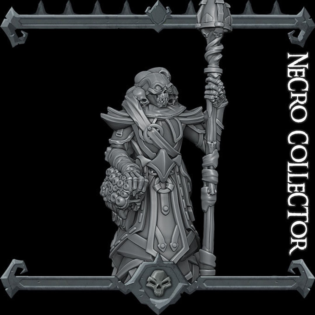 Lich Miniature - Necrocollector - Rocket Pig Games - D&D 5e - Dungeons ...