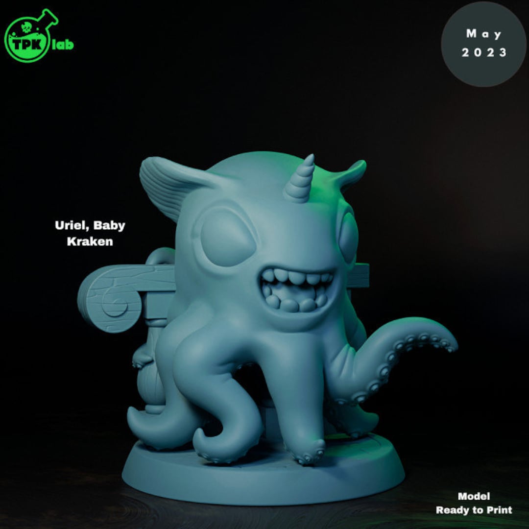 Uriel, Baby Kraken- Pirates - TPK Labs- D&D 5e - Dungeons and Dragons ...