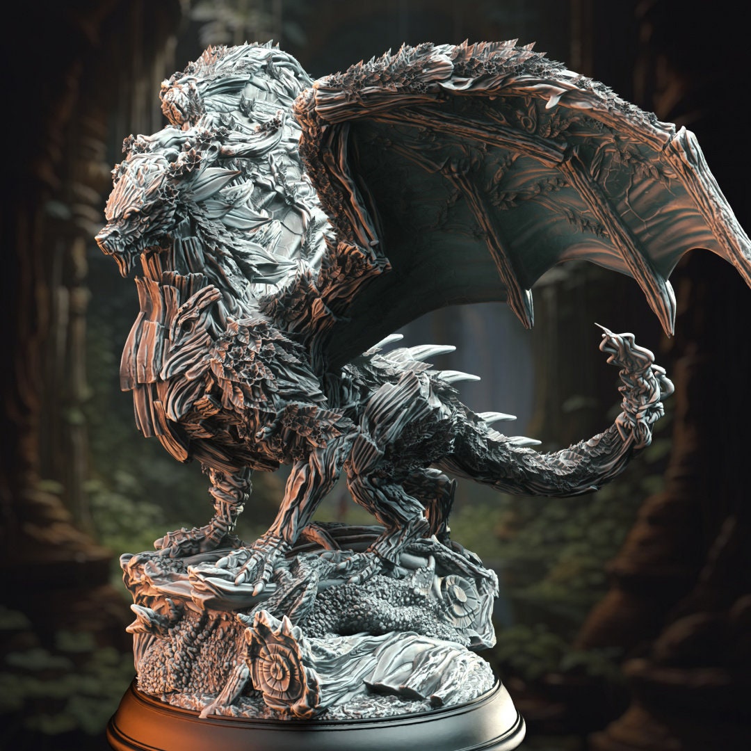Underthwyn, Ancient Fey Dragon Miniature- Rise of the Dragon- DM Stash ...